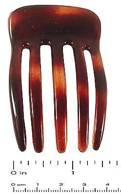 Parcelona French Five Fingers Shell Celluloid Acetate Side Slide Hair ...