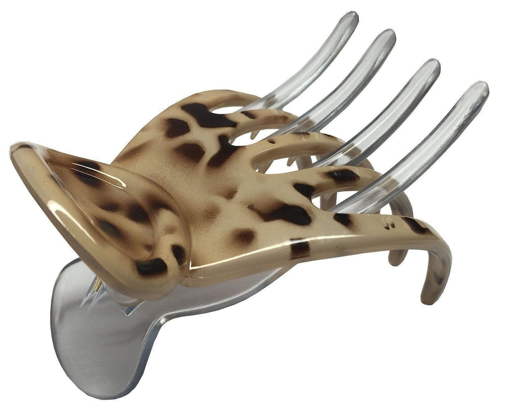 Parcelona Medium Basic Celluloid Secure Grip Side Hair Claw Clip Clamp ...